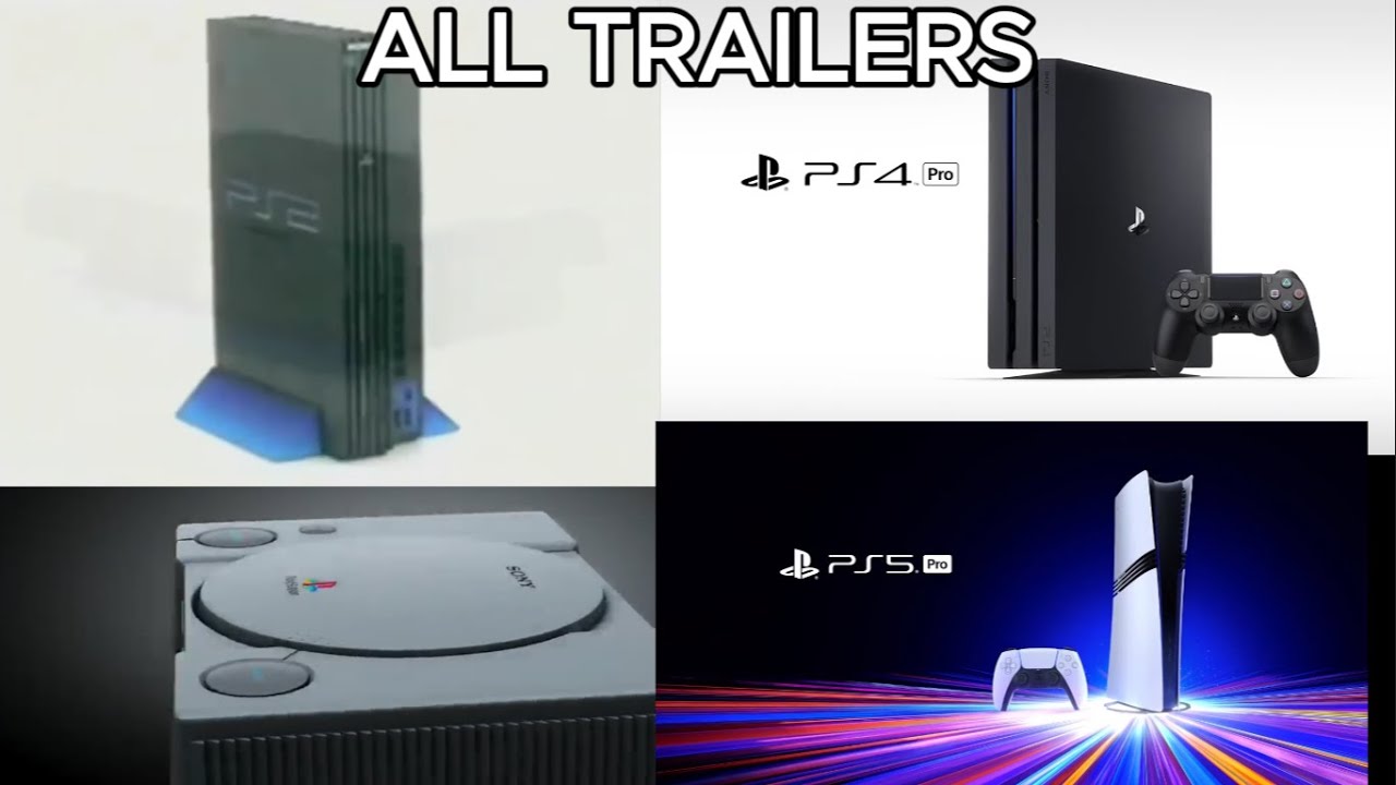 The Evolution of PlayStation: Every Trailer from 1995 - 2024 - YouTube
