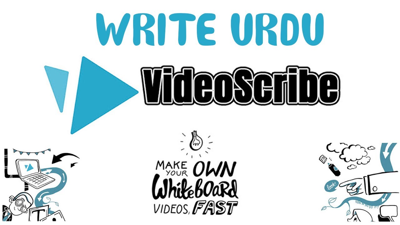How to Write Urdu in VideoScribe | Hand Draw Writing In VideoScribe ...