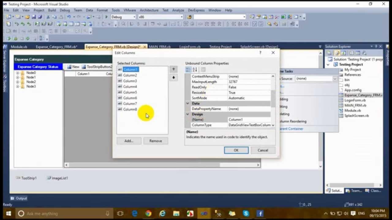 VB.Net connection,insert,update,delete,select data part1 - YouTube
