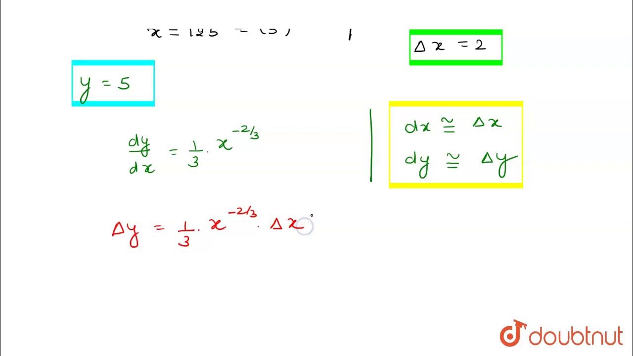 Using Differentials Find The Approximate Value Of `root 3 127 ` Youtube
