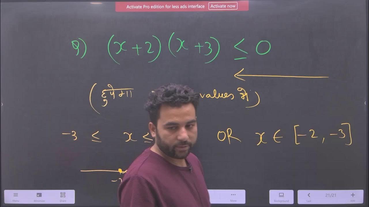 L1 & L2 - Introduction to Linear Inequalities | Maths | Class 11th ...