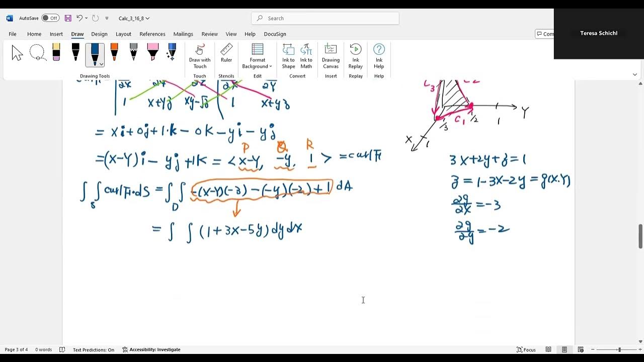 Calc 3 Stokes Theorem Part II - YouTube