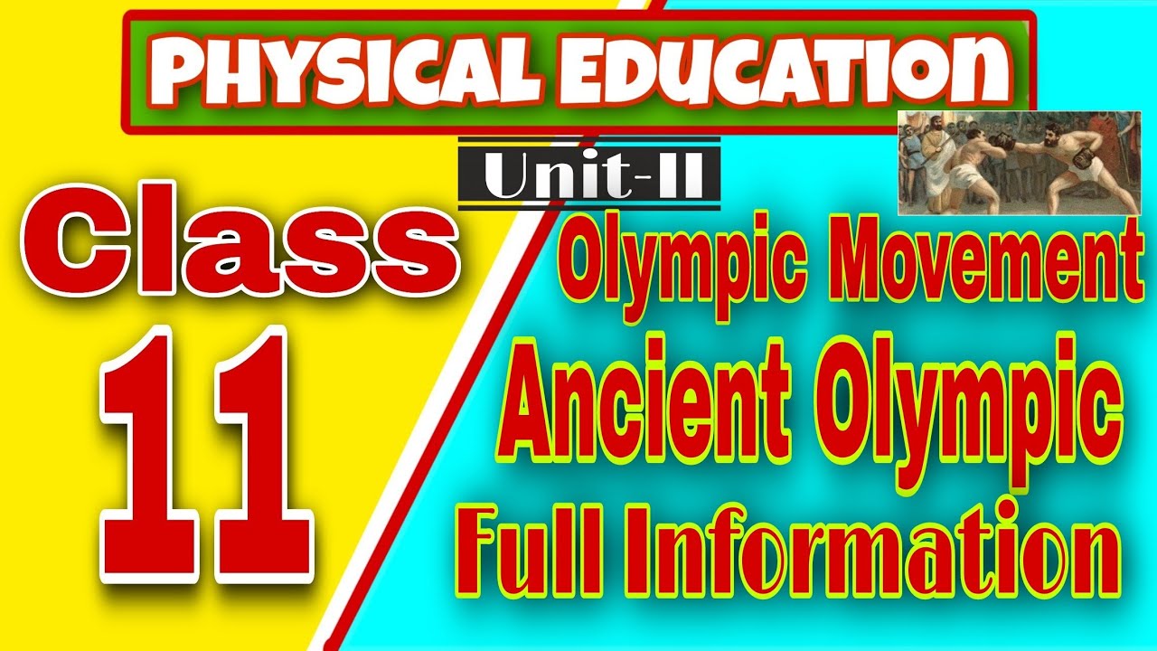 Olympic Value Education - Ancient Olympic || Physical Education Class ...