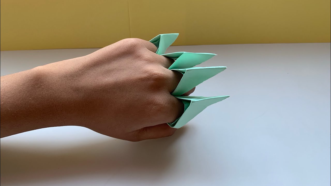 Como Fazer Uma Garra de Tigre - Origami Garra de Tigre - YouTube