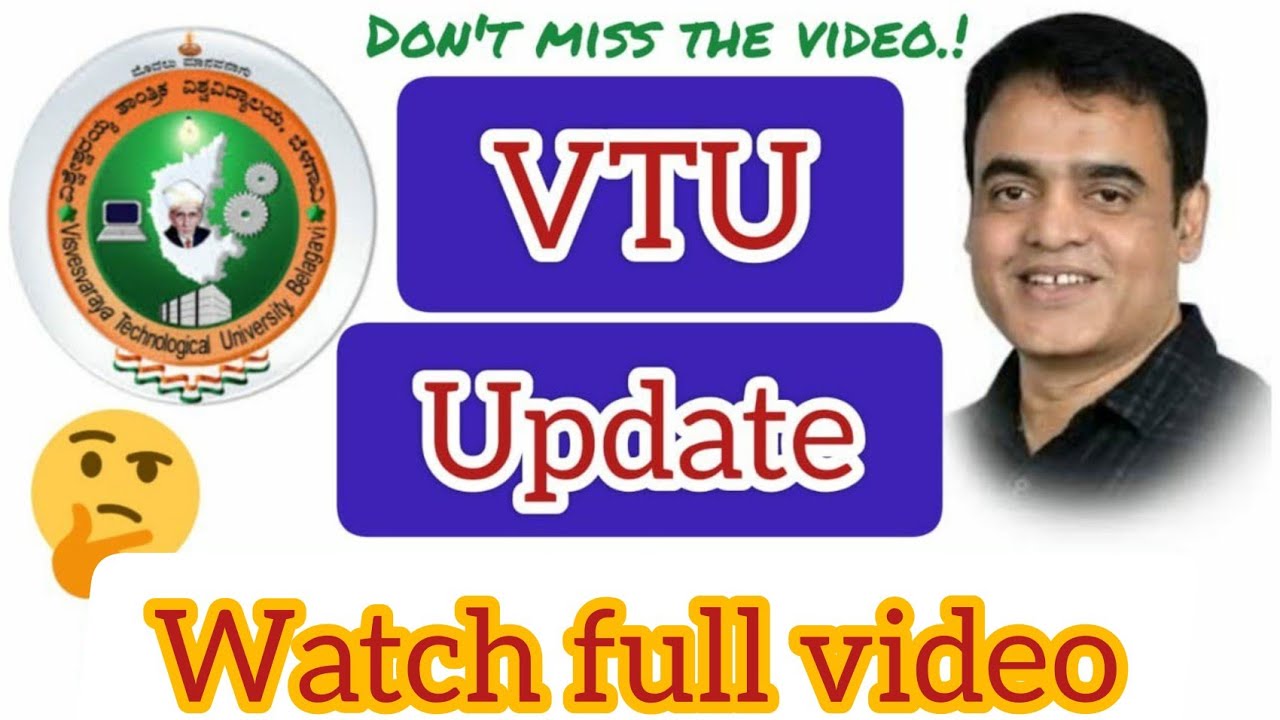 VTU UPDATES TODAY || VTU LATEST NEWS || ALL UNIVERSITY UPDATES || UG ...