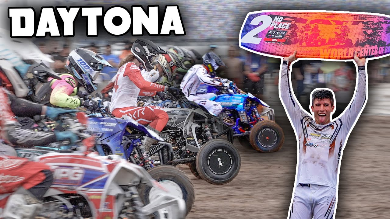 FIRST PRO ATVMX RACE OF YHE YEAR!! Bryce Ford 2nd Place At DAYTONA ...