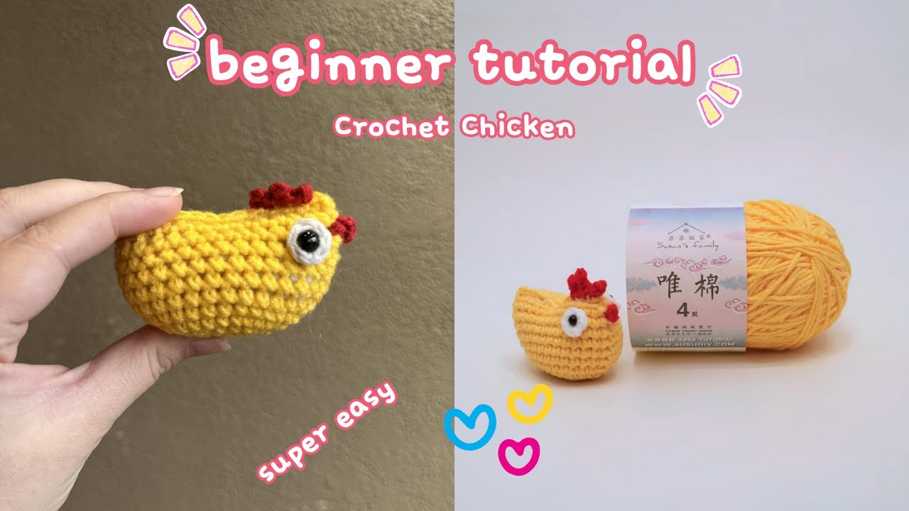 Crochet Chicken Step-by-Step | You Won't Believe How Easy It Is for ...