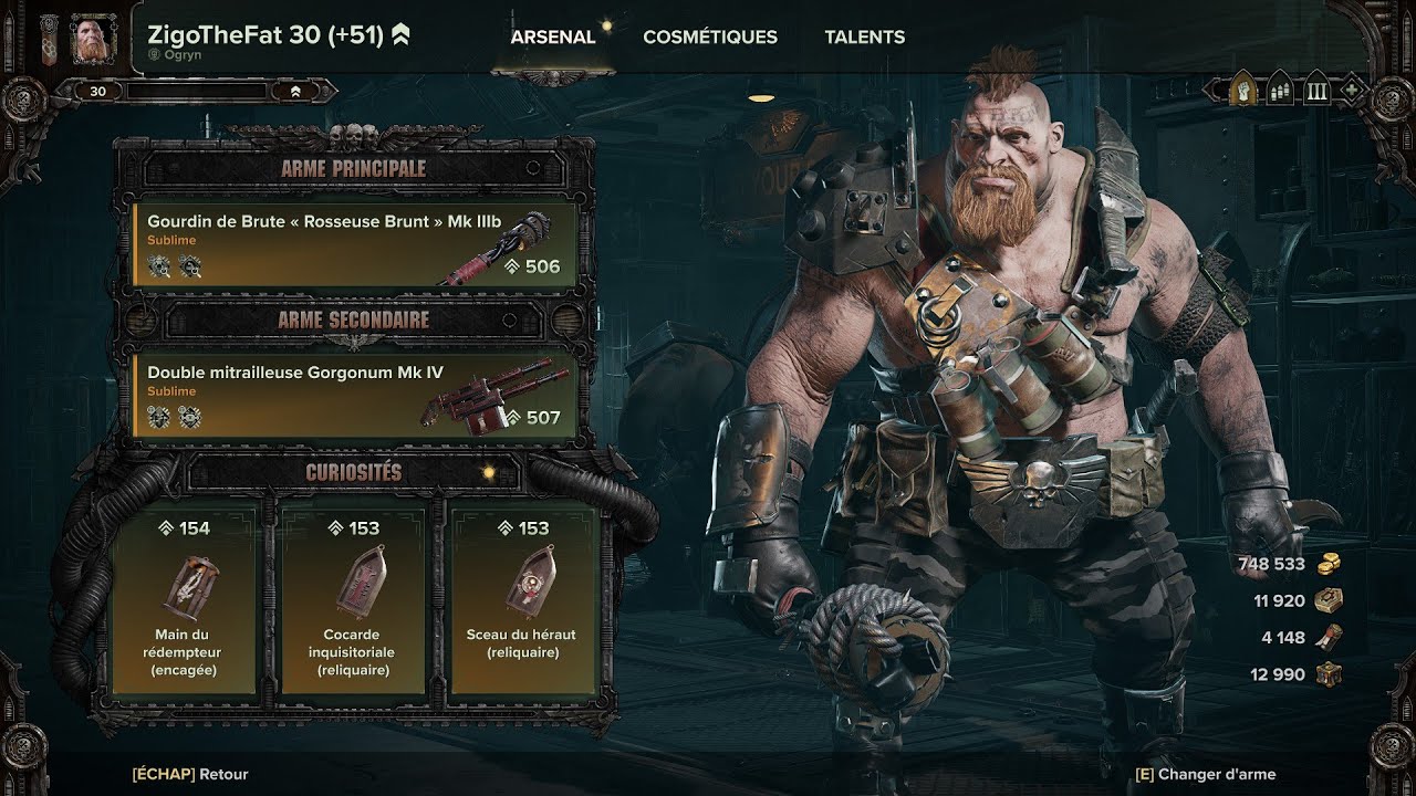 Ogryn Damnation (Hi-Intensity Hunting Grounds) Mk IIIb Bully Club/Mk V ...