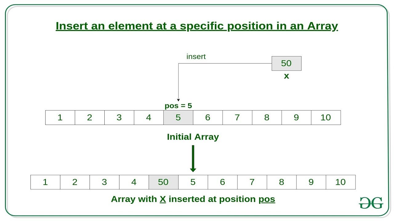 Mastering Arrays: How to Insert Elements at Any Position - YouTube