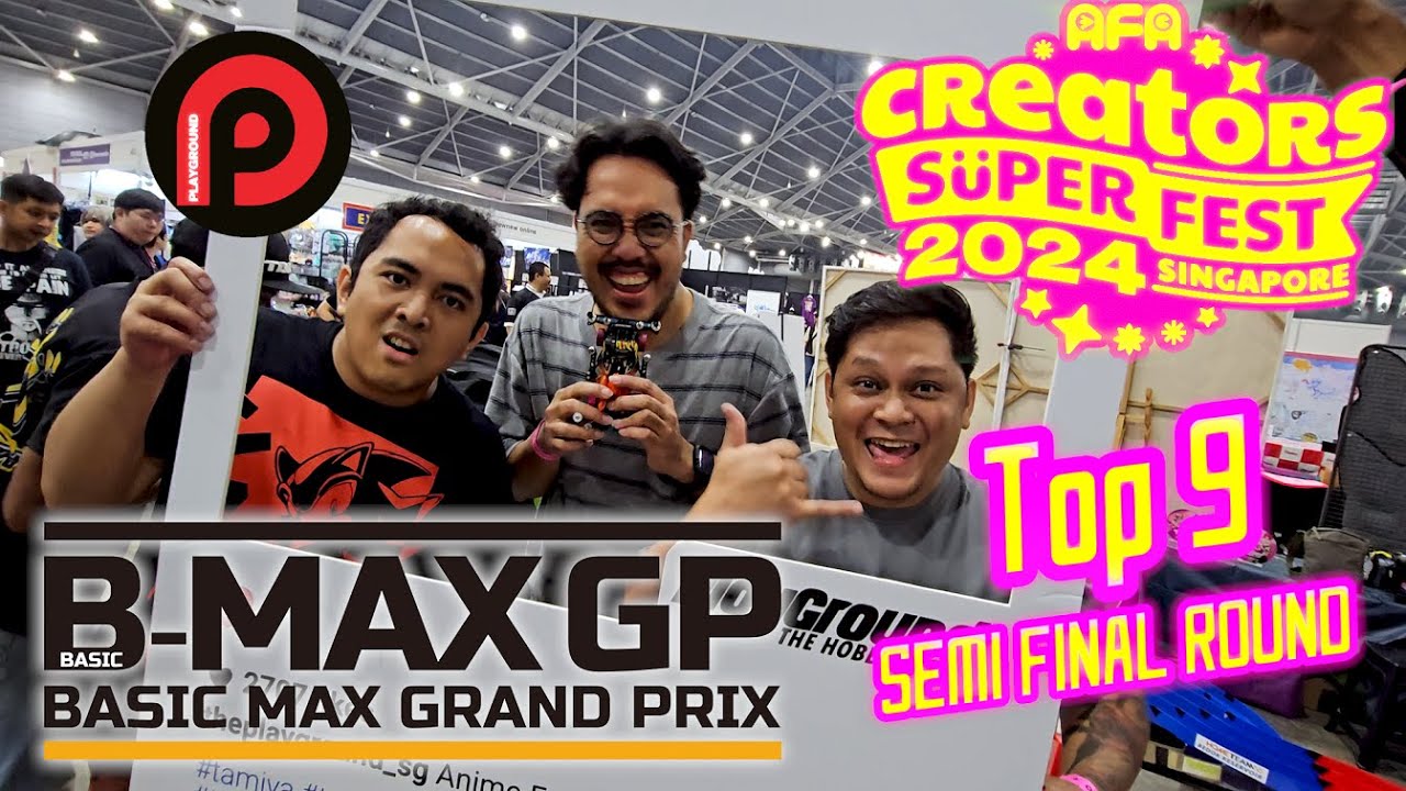 TAMIYA ミニ四駆 Playground X Creator Super Fest 2024 (B-Max GP Top 9 ...