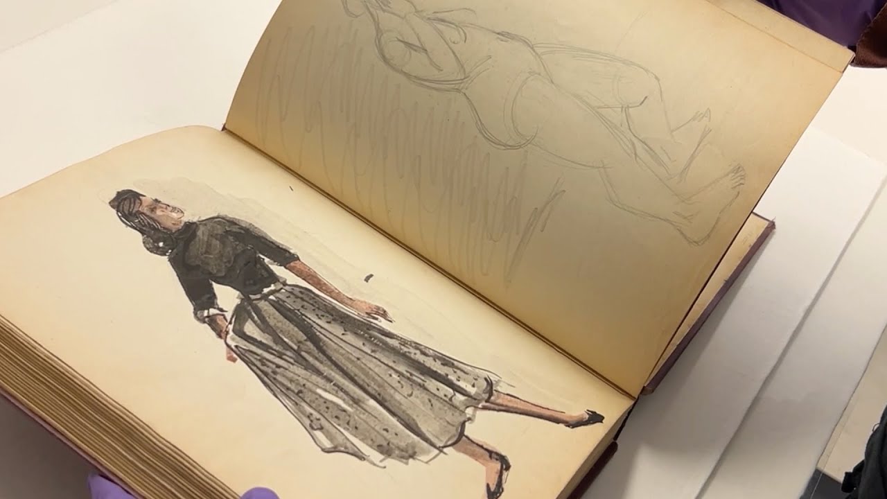 WDFM Collections Corner: Sketchbook of Alice Estes Davis - YouTube