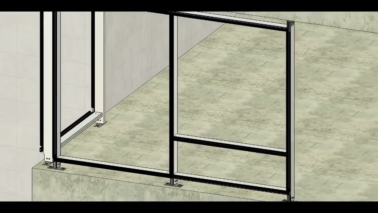 Stick Curtain Wall Process | Glass Facade | Facade | step by step - YouTube