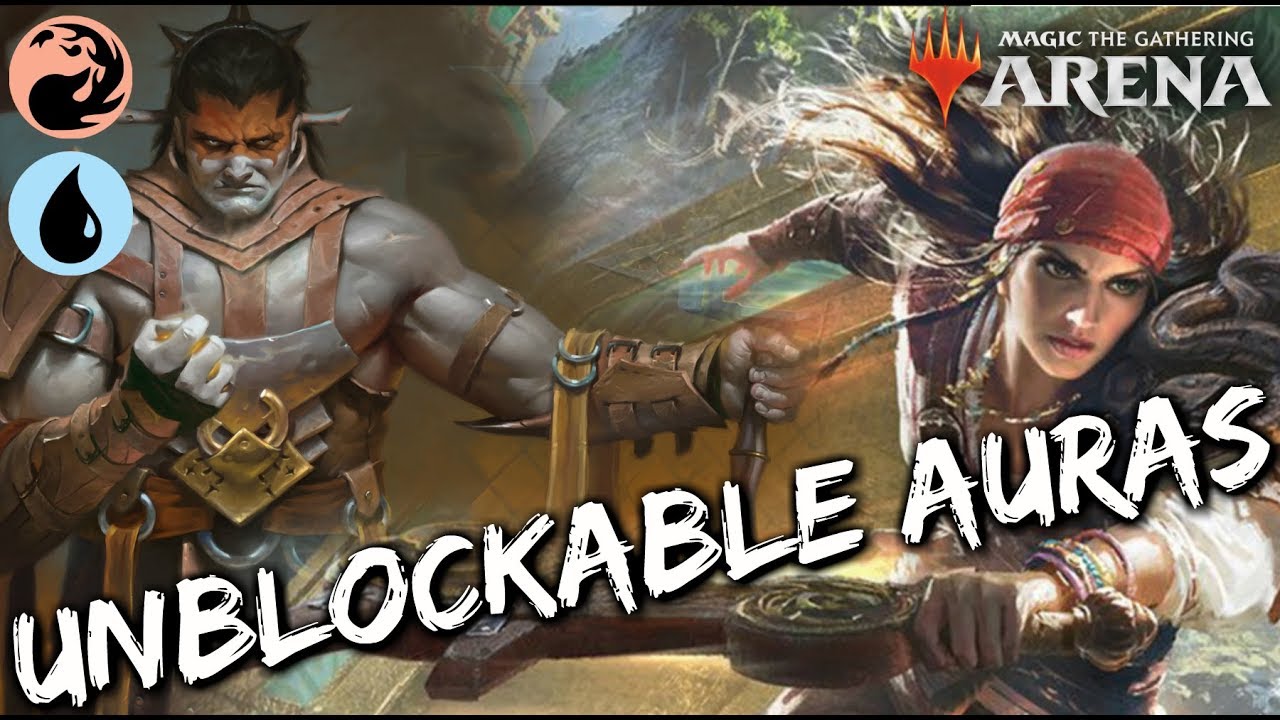 UNBLOCKABLE Auras [MTG Arena] | Blue-Red (Izzet) Auras Deck in M19 ...