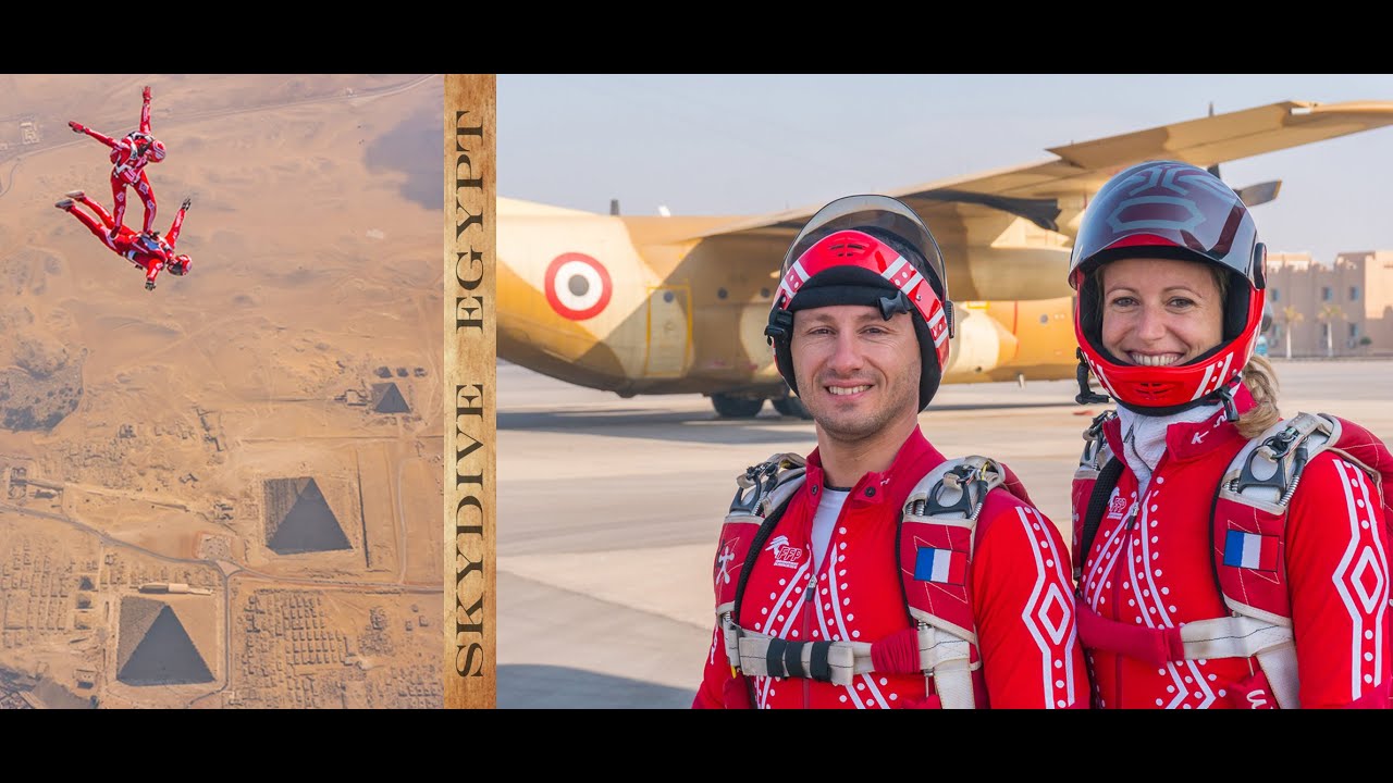 Skydive Egypt - Skydiving Over The Pyramids - YouTube