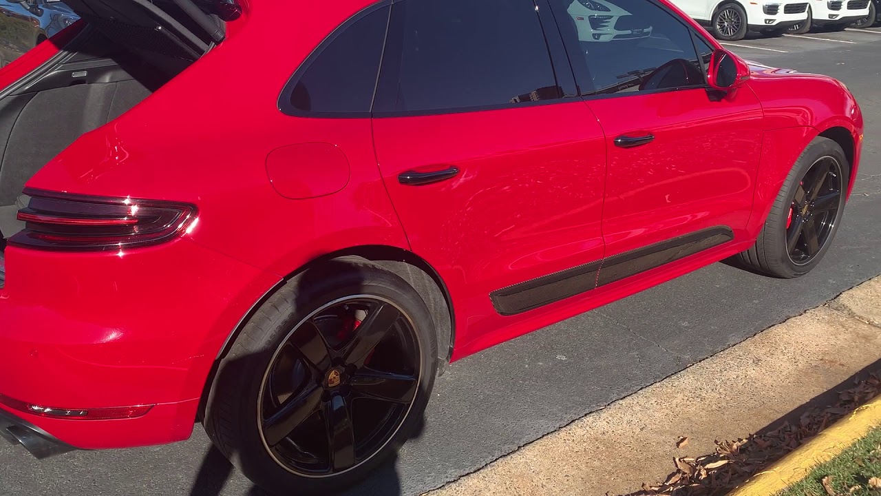 Red on Black 2017 Porsche Macan GTS looking beautiful as always. - YouTube