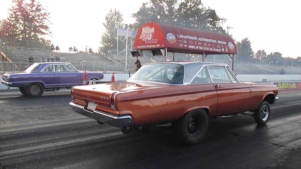 65 dodge coronet awb milan 9/27/13 round 2 - YouTube