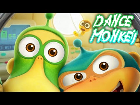 ALIEN MONKEYS 🐒 [ DANCE MONKEY ] WITH LYRICS - YouTube