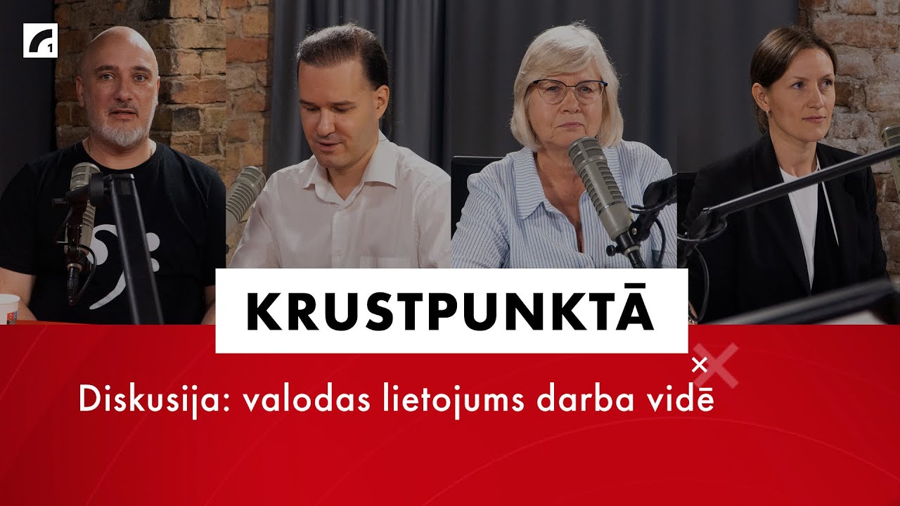 Diskusija: valodas lietojums darba vidē | Krustpunktā - YouTube