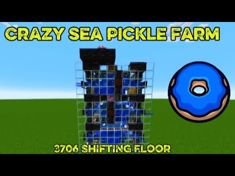 How to build the 3706 Shifting floor Sea Pickle Farm! || DonutSMP.net || Tutorial - YouTube