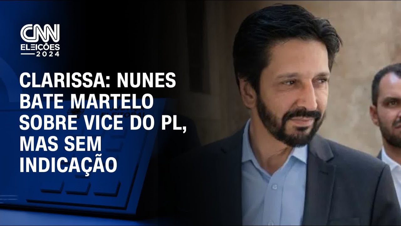 Clarissa: Nunes bate martelo sobe vice do PL, mas sem indicação | LIVE ...