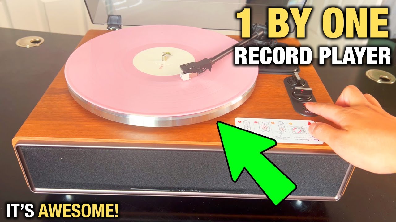 I Tried the 1 by ONE High Fidelity Vinyl Record Player - YouTube