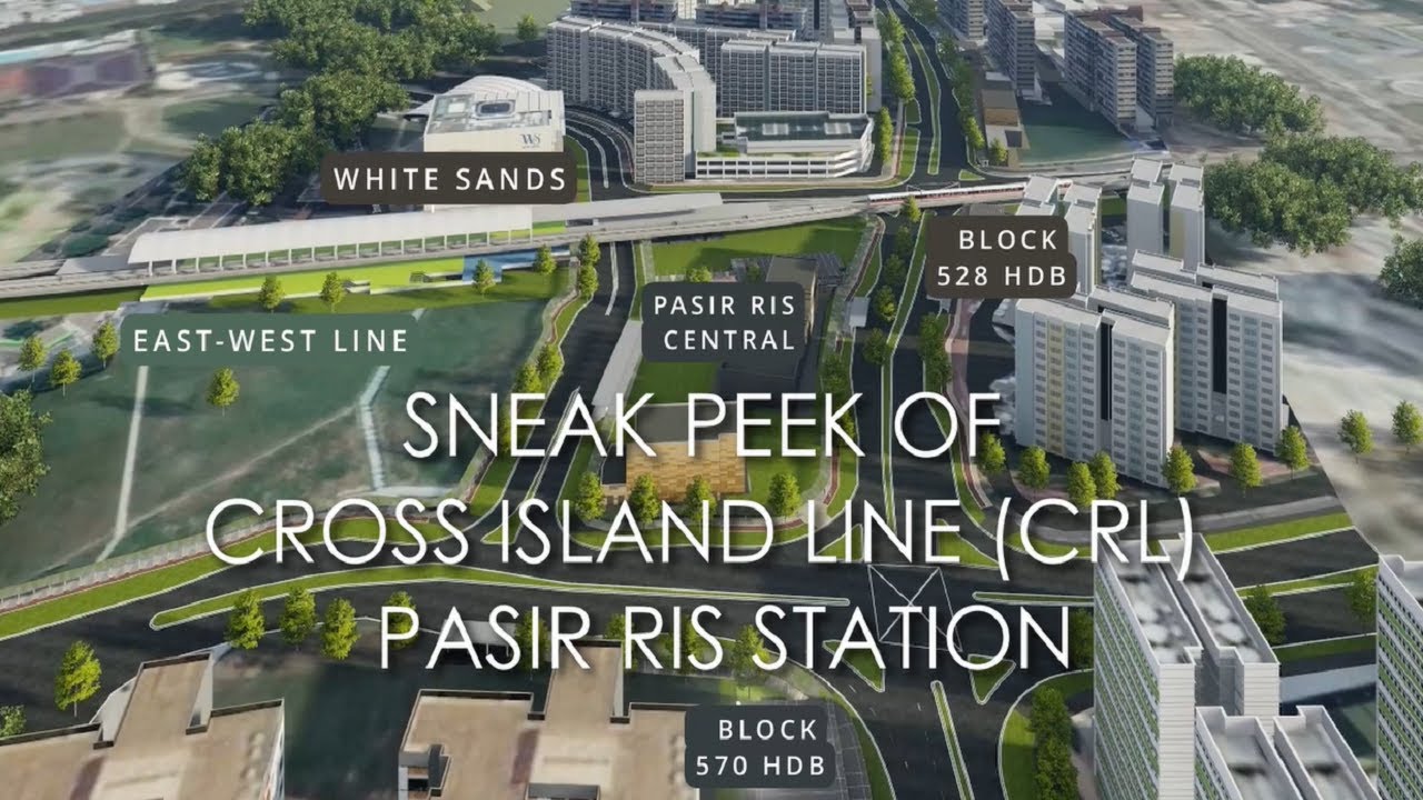 Overview of Cross Island Line 1 (#CRL1) Pasir Ris Station - YouTube