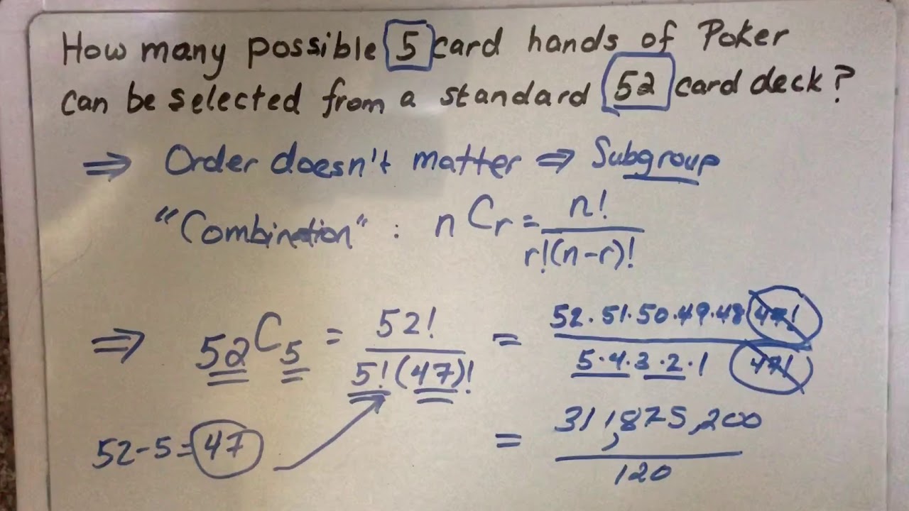 Homework Example: Combinations Word Problem - YouTube