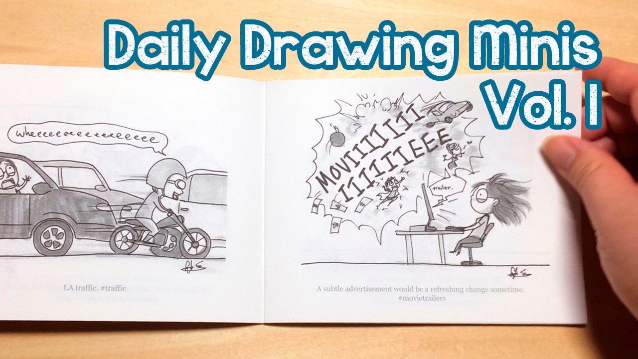 Daily Drawing Minis: Vol. 1 - Sneak Peek! - YouTube