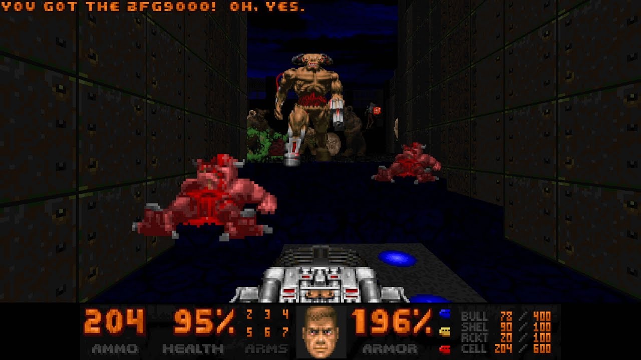 Doom 2 - Sunlust (Map 9: Saquasohuh) UV-Max (Map Author: dannebubinga ...