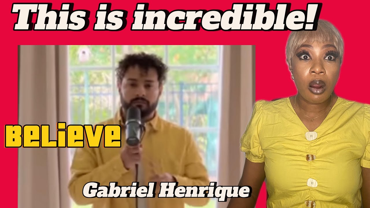 Believe - Gabriel Henrique (Cover) REACTION - YouTube