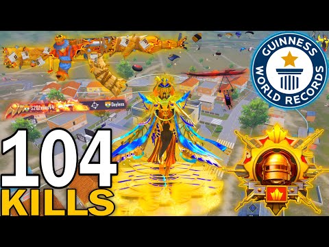 104 KILLS!! 😱 MY BEST LANDING EVER! PUBG MOBILE