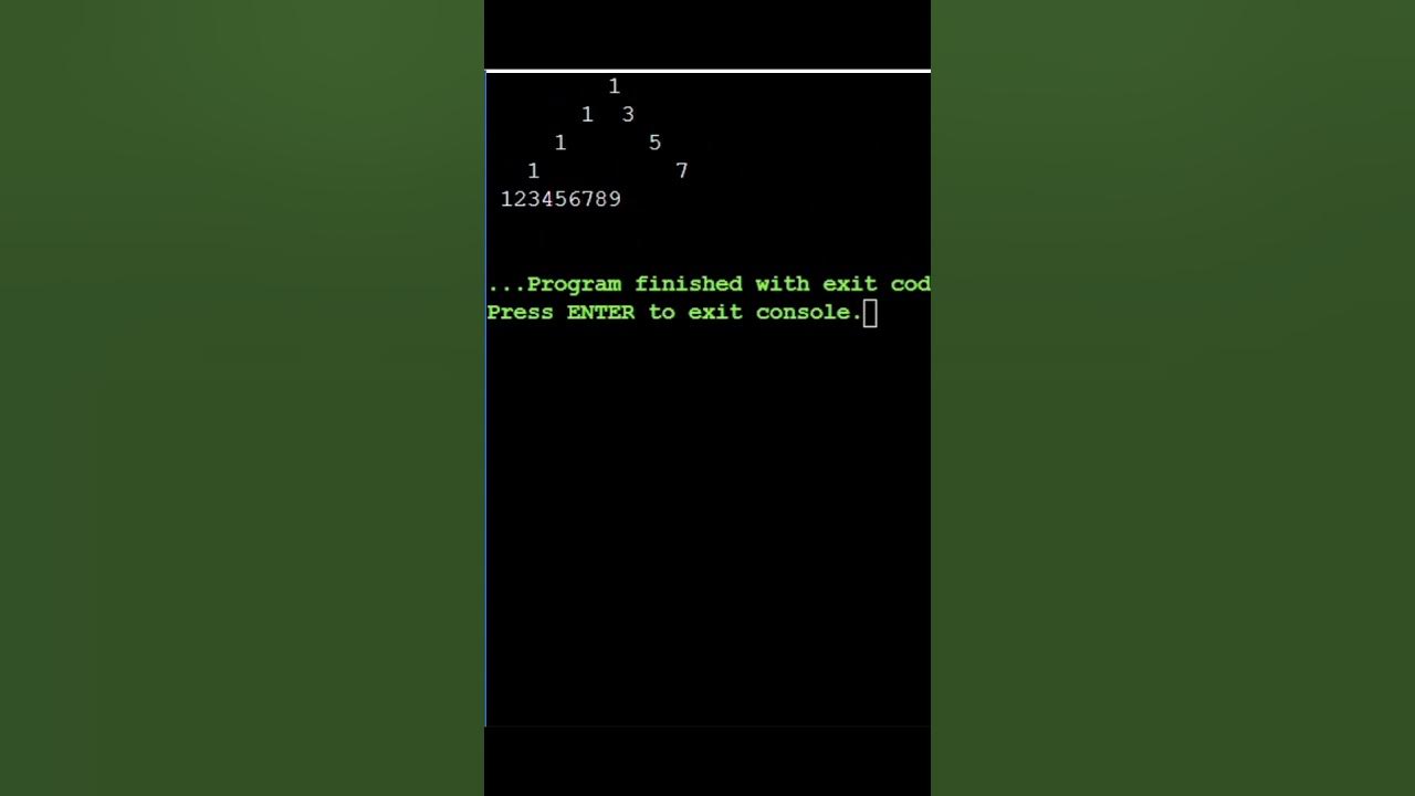 C program to print pattern | #coding #shorts #programming #cprogramming - YouTube