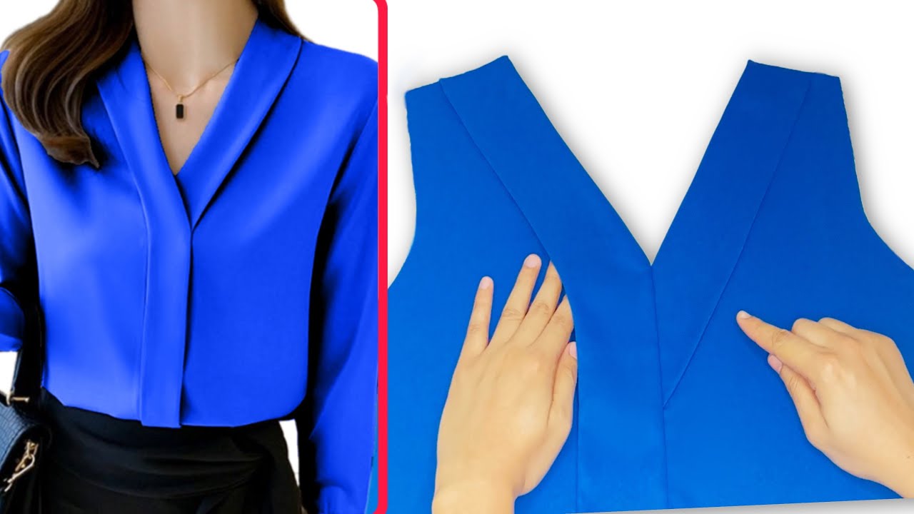 Easy to Cut and Sew : V Neck Sewing Secret Tips and tricks | Unique ...