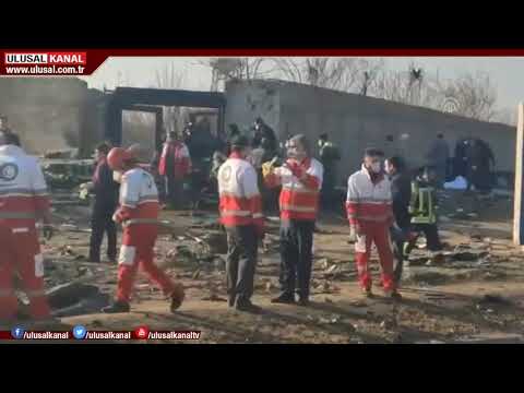 İran'da Ukrayna Havayolları'na ait bir yolcu uçağı düştü