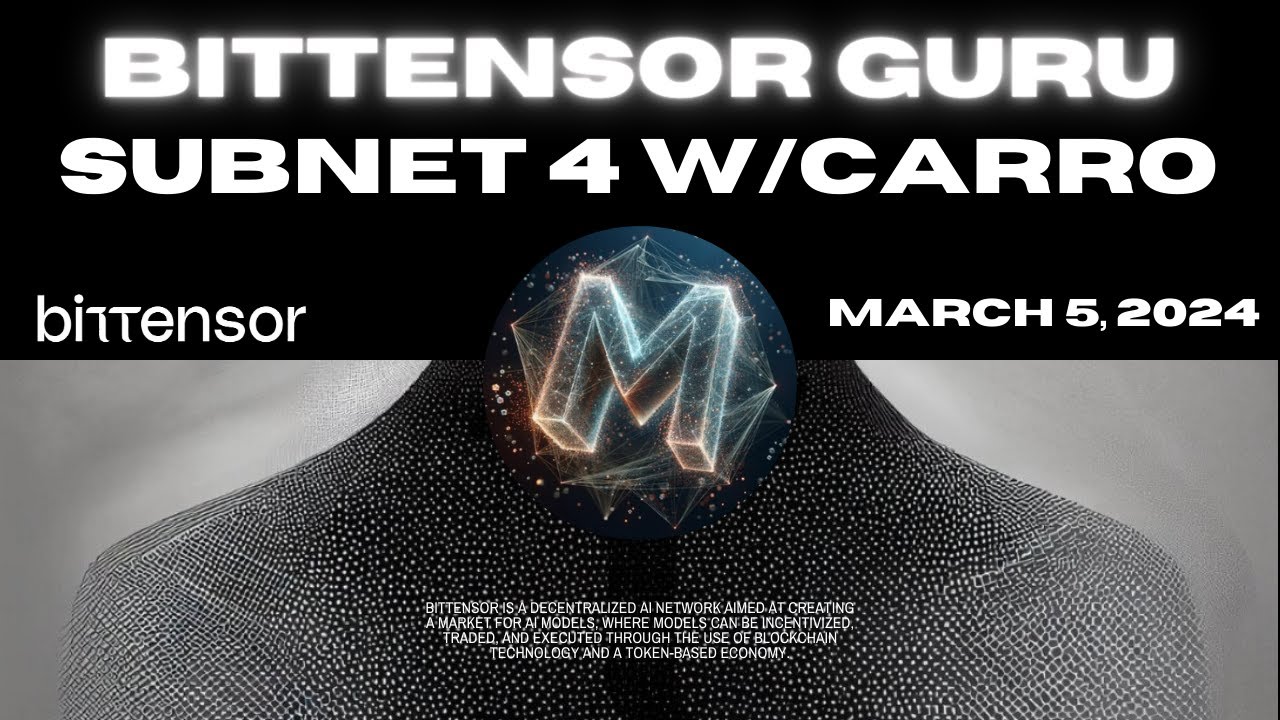 Bittensor | Bittensor Guru Podcast with Carro on Manifold Labs & Sybil (March 5, 2024) - YouTube