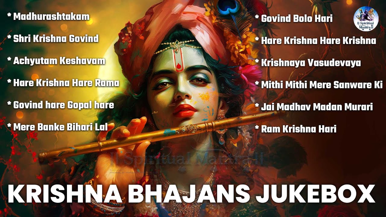Top 12 Krishna Bhajans | Nonstop Bhakti Songs | Krishna song | Popular ...