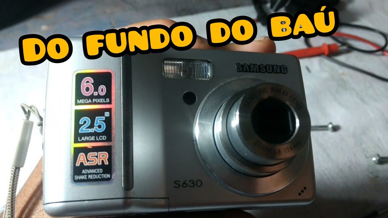 Câmera SAMSUNG S630! Agora vamos usar ela nos vídeos - YouTube