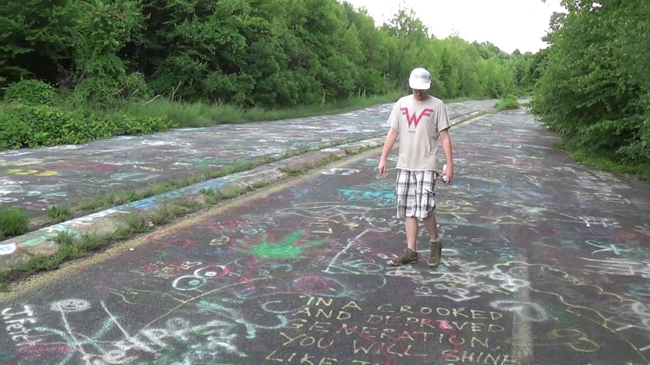 Graffiti Highway in Centralia, PA - YouTube