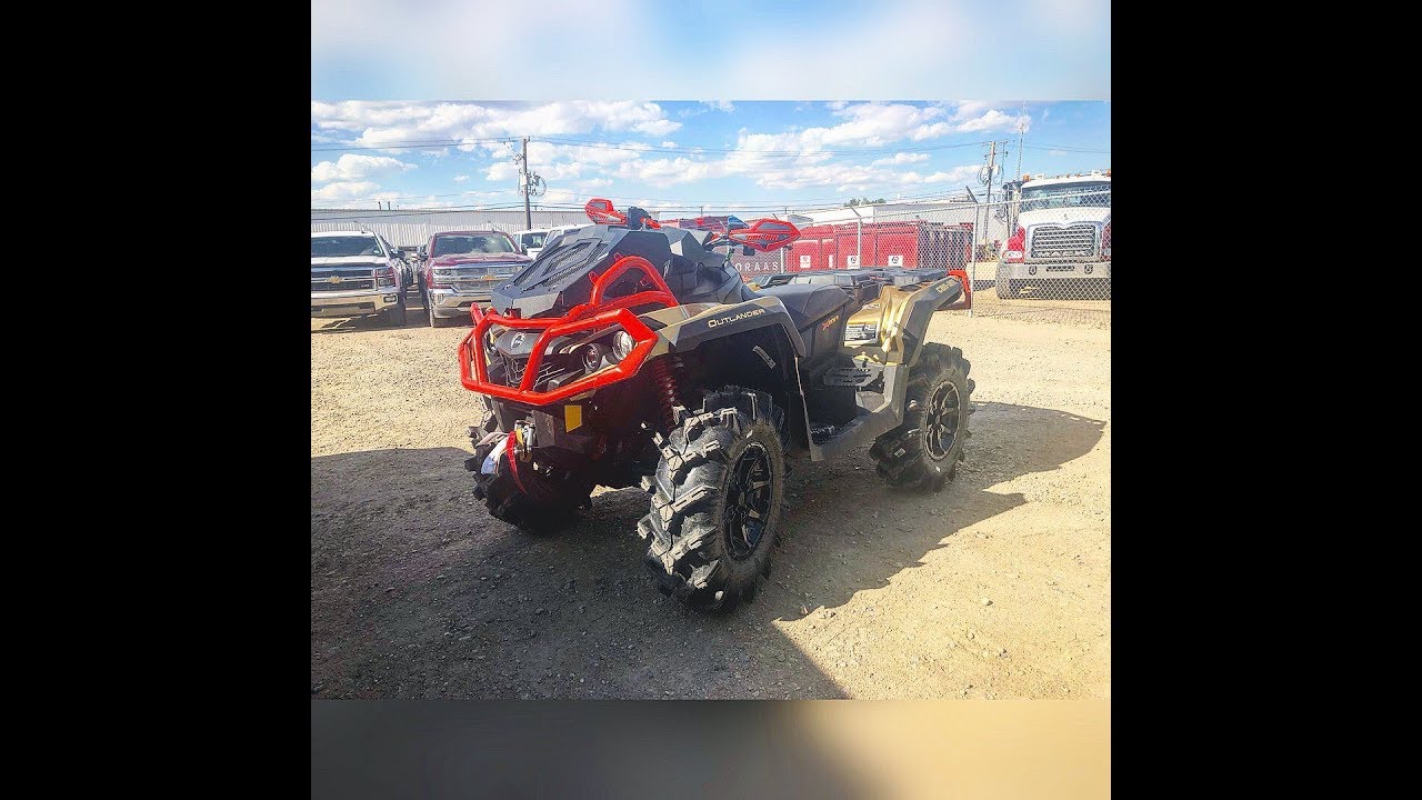 2019 Can Am Outlander 1000 XMR Walk Around - YouTube