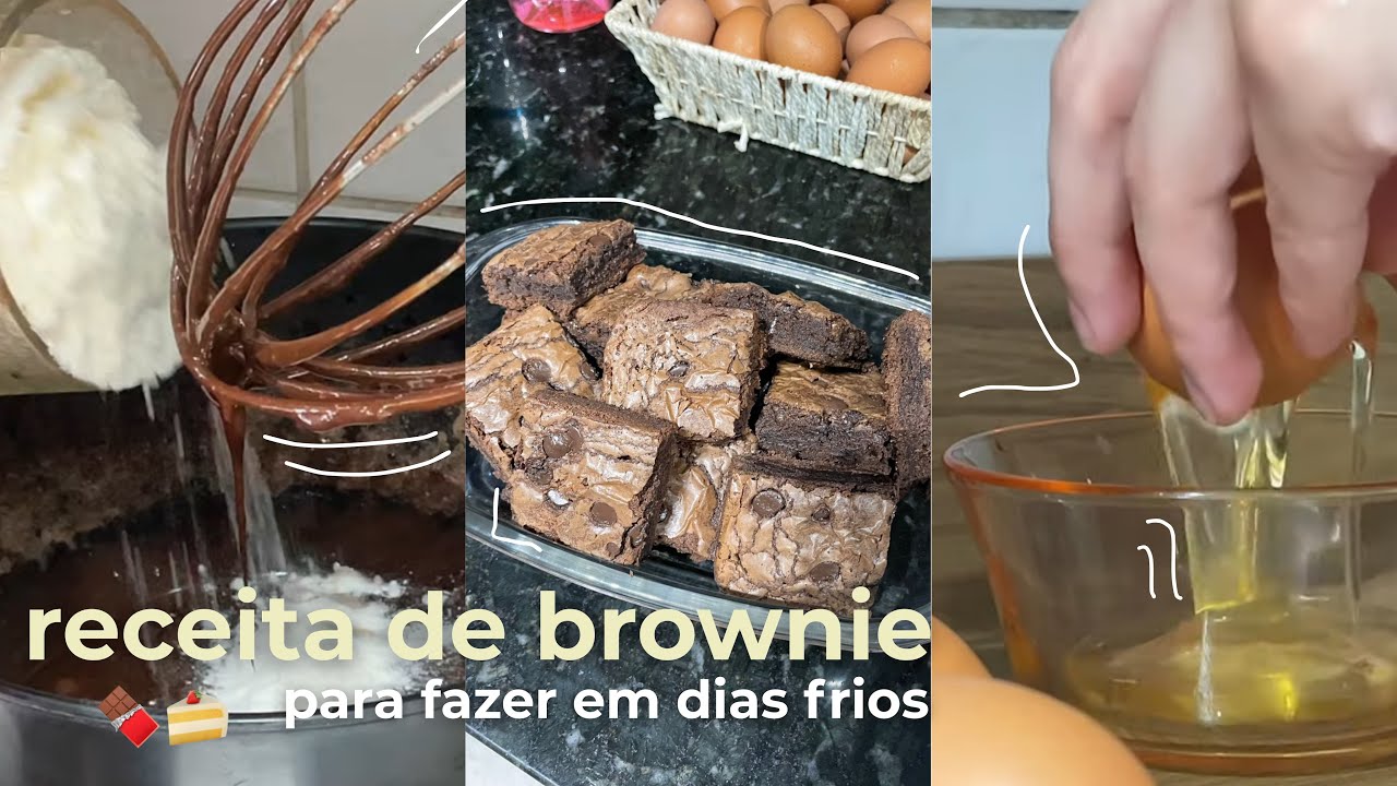 chegou a hora de você acertar o ponto do seu brownie caseiro… - YouTube