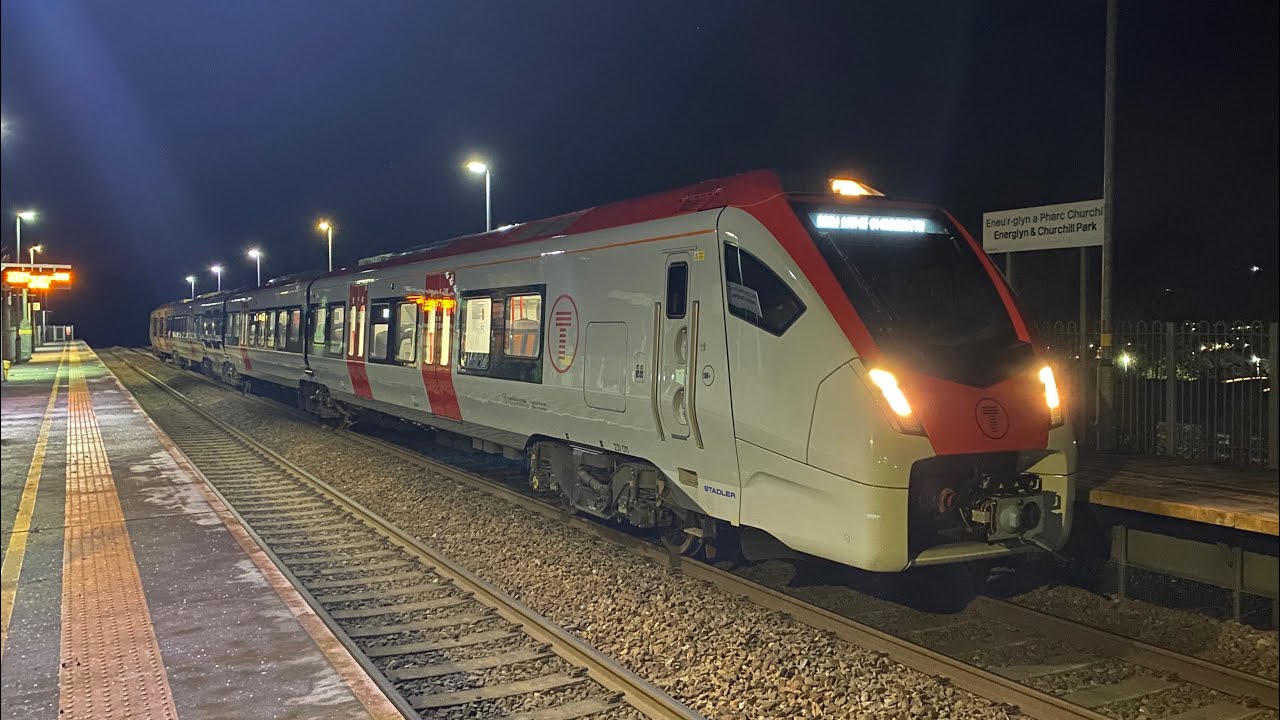 231011 on the evening driver training run @ Energlyn & Churchill Park ...