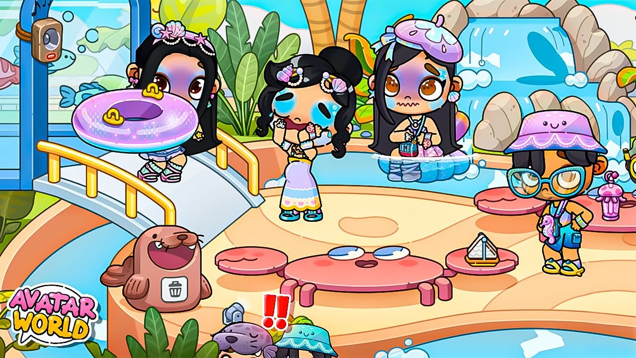 ON PERD LES JUMEAUX DANS LE NOUVEAU PARC AQUATIQUES SUR AVATAR WORLD ...