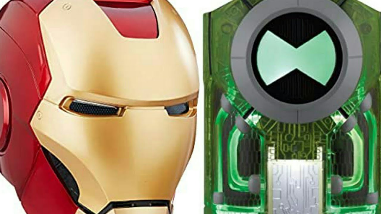2 very amazing gagets(ben 10 omnitrix and iron man electric face mask ...