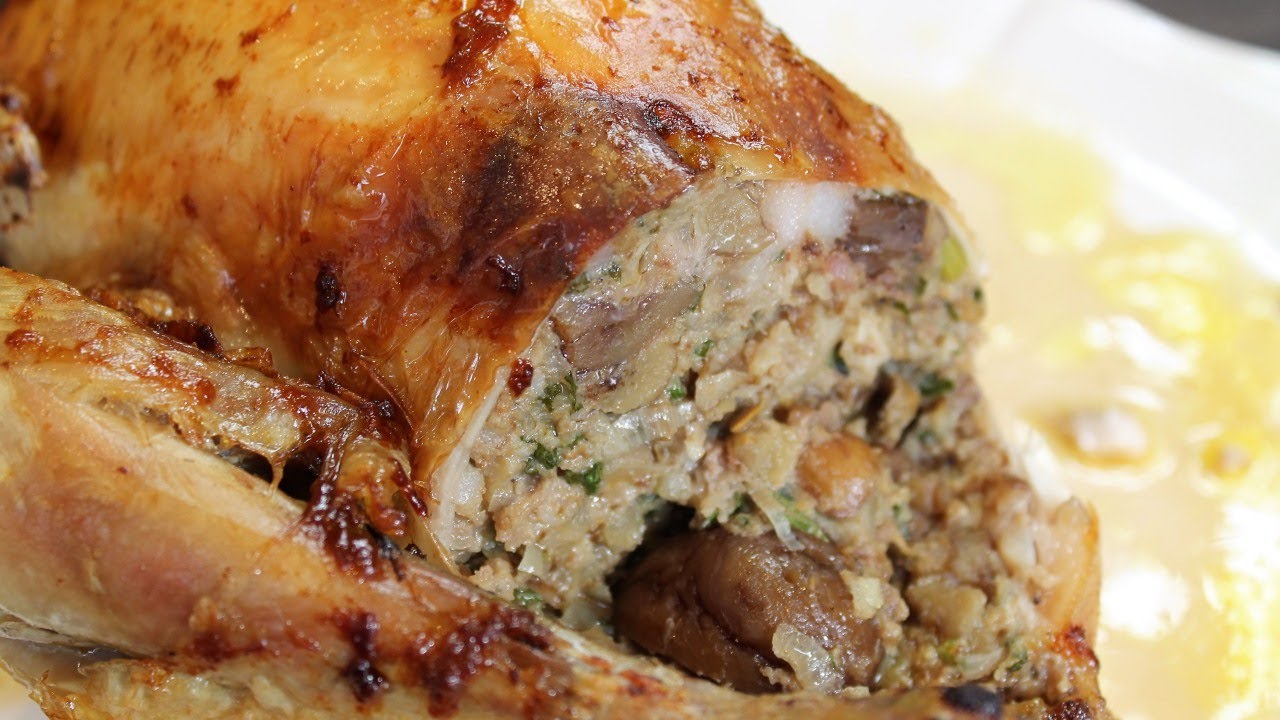 Meat Stuffing for Roasted Poultry - Morgane Recipes - YouTube