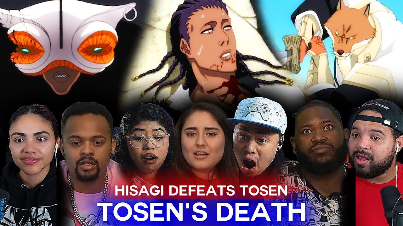 Tosen's Death | Bleach Ep 291 Reaction Highlights - YouTube