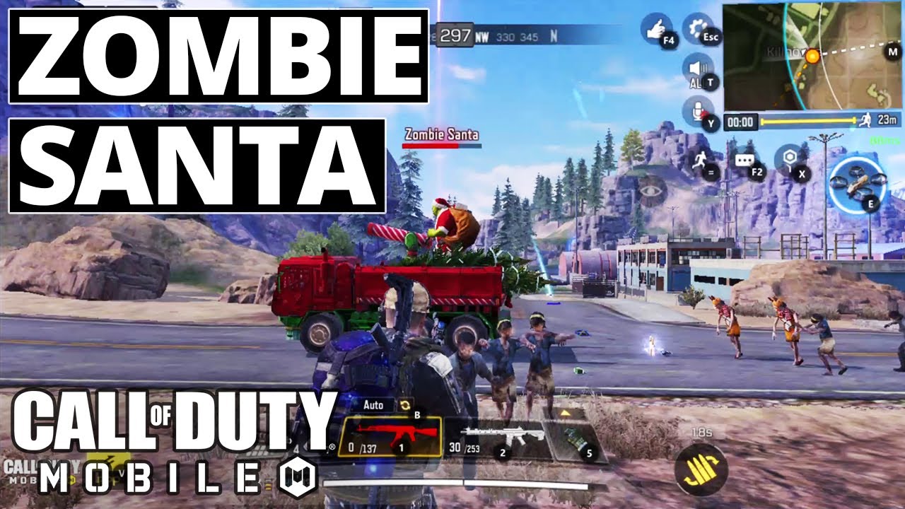 SANTA ZOMBIE IN CALL OF DUTY MOBILE - YouTube