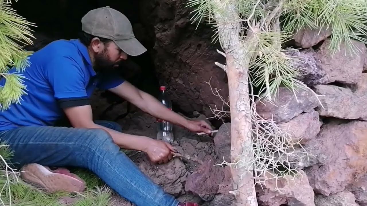 Build and convert an ancient cave into a secret survival shelter. - YouTube
