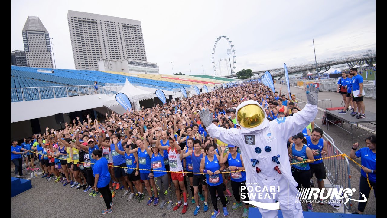 POCARI SWEAT Run 2016 - Race Day - YouTube