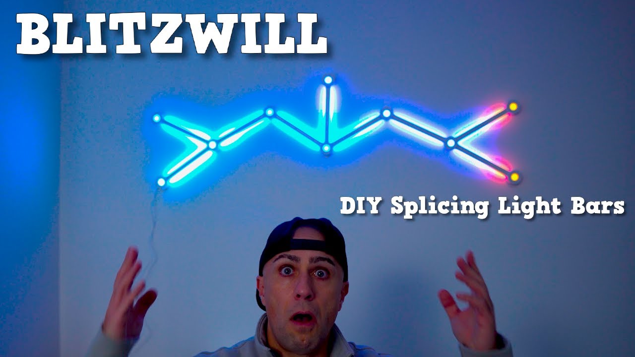 Unleashing Rainbow Magic: BLITZWILL DIY Splicing RGBIC LED Light Bars ...