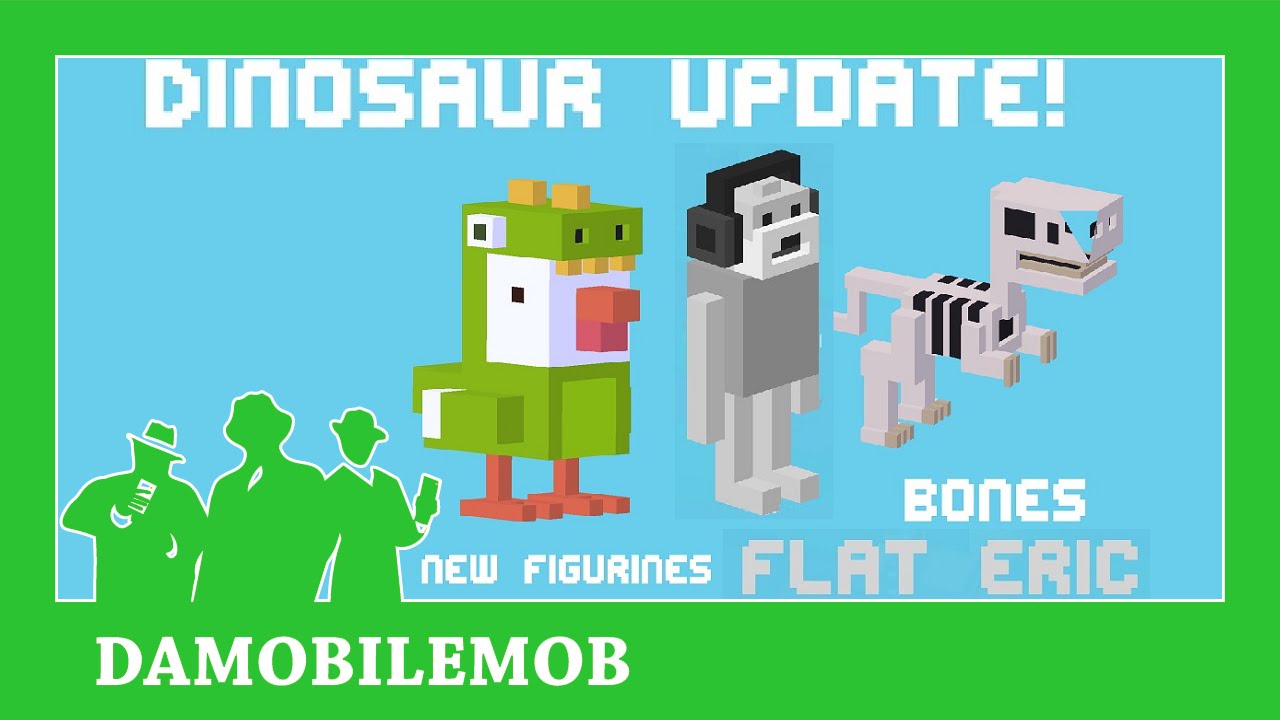 CROSSY ROAD Secret Characters | BONES Unlock | Flat Eric Unlock ...